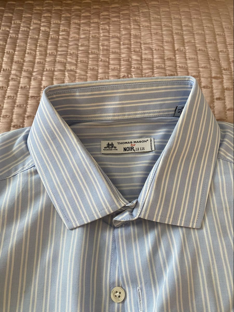 Camisa Social Thomás Manson For Noir | Camisa Masculina Noir Usado ...