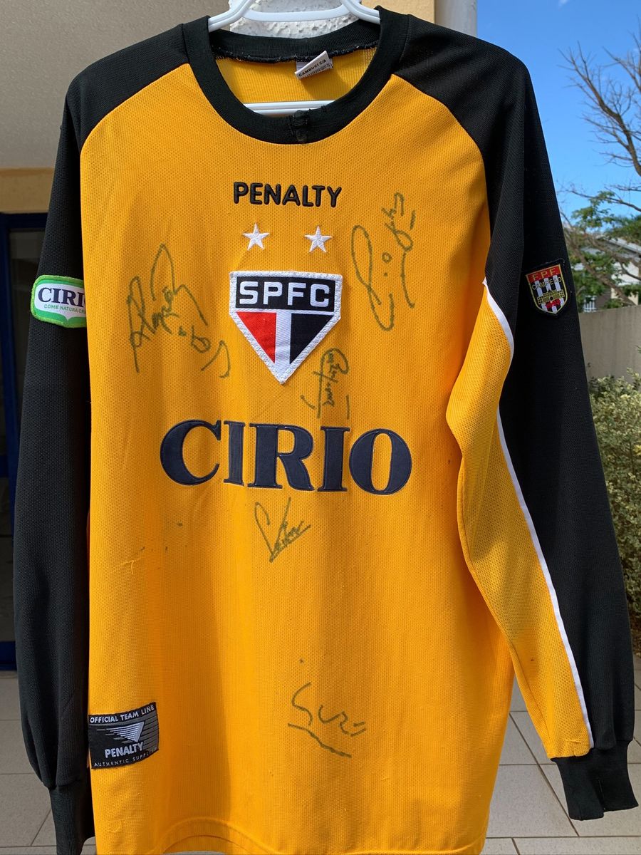 Camisa Spfc Ceni 1999 - Autografada Kaká, França, Leonardo, Belletti ...