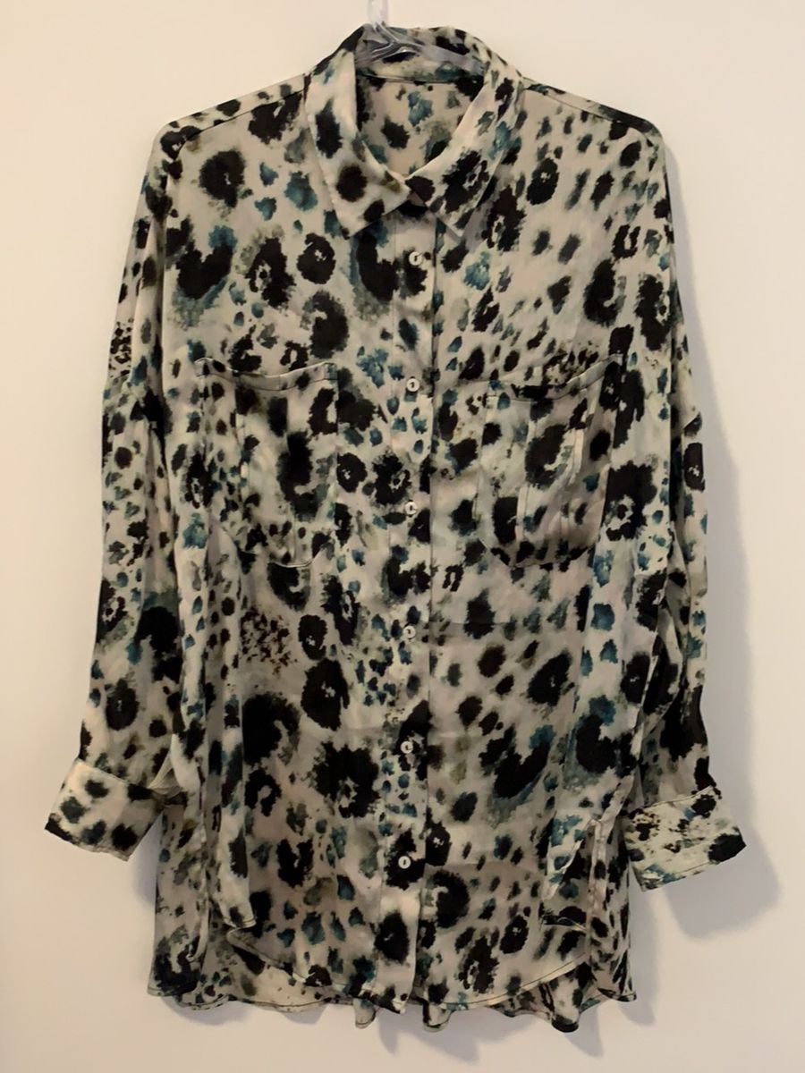 Camisa Super Estilo Zara | Camisa Feminina Zara Usado 39071502 | enjoei