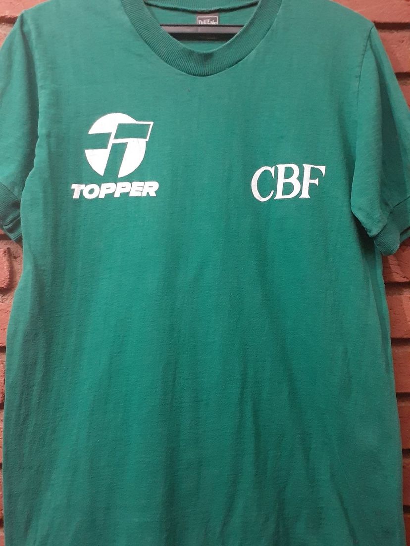 Camisa Treino Seleção Brasileira - Brasil Cbf Anos 80 Topper | Roupa ...
