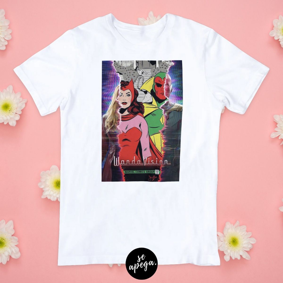 Camisa Unissex Wanda Vision | Blusa Feminina Se Apega Nunca Usado 52751515 | enjoei