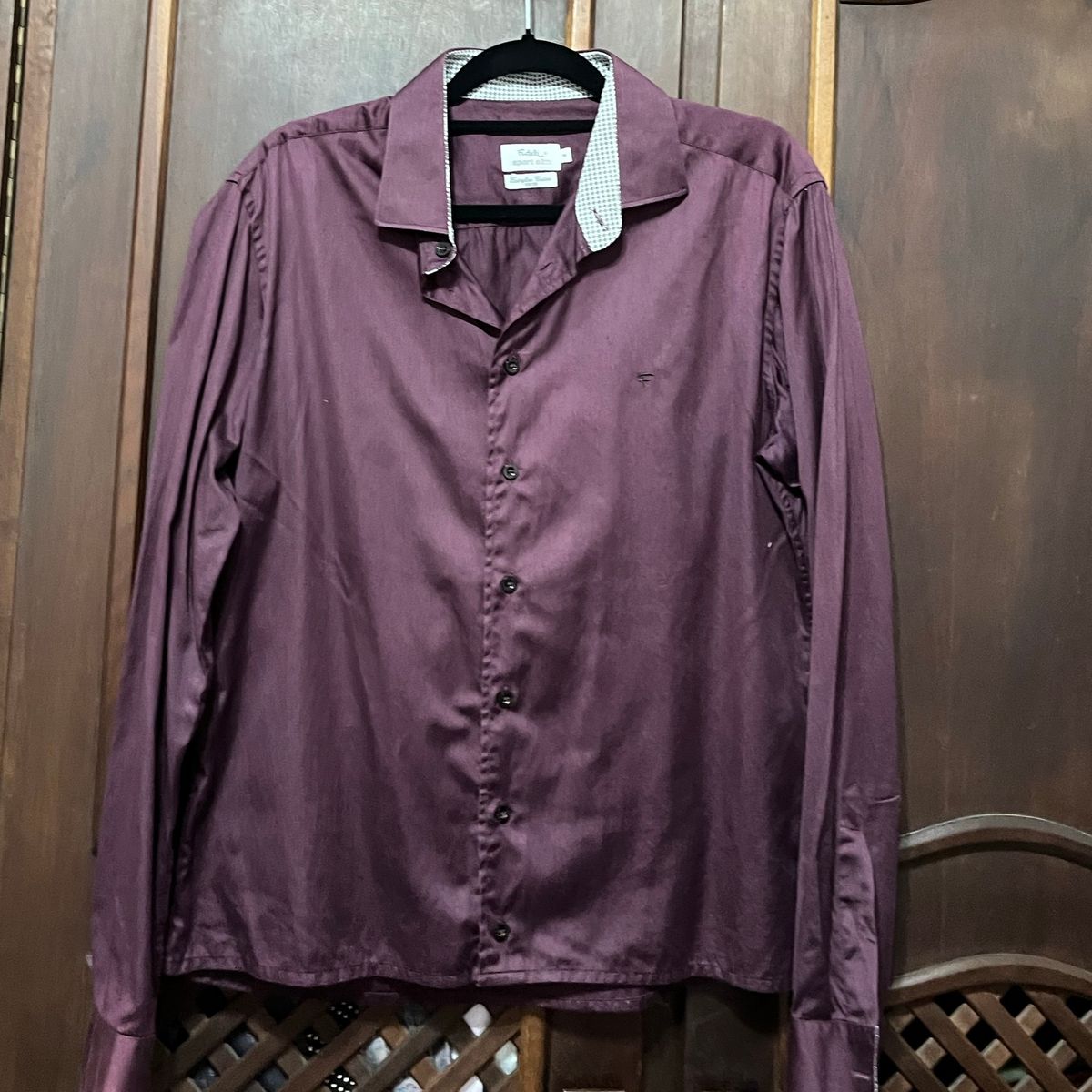 Camisa Vinho Masculina Fidelli | Camisa Masculina Fidelli Usado ...