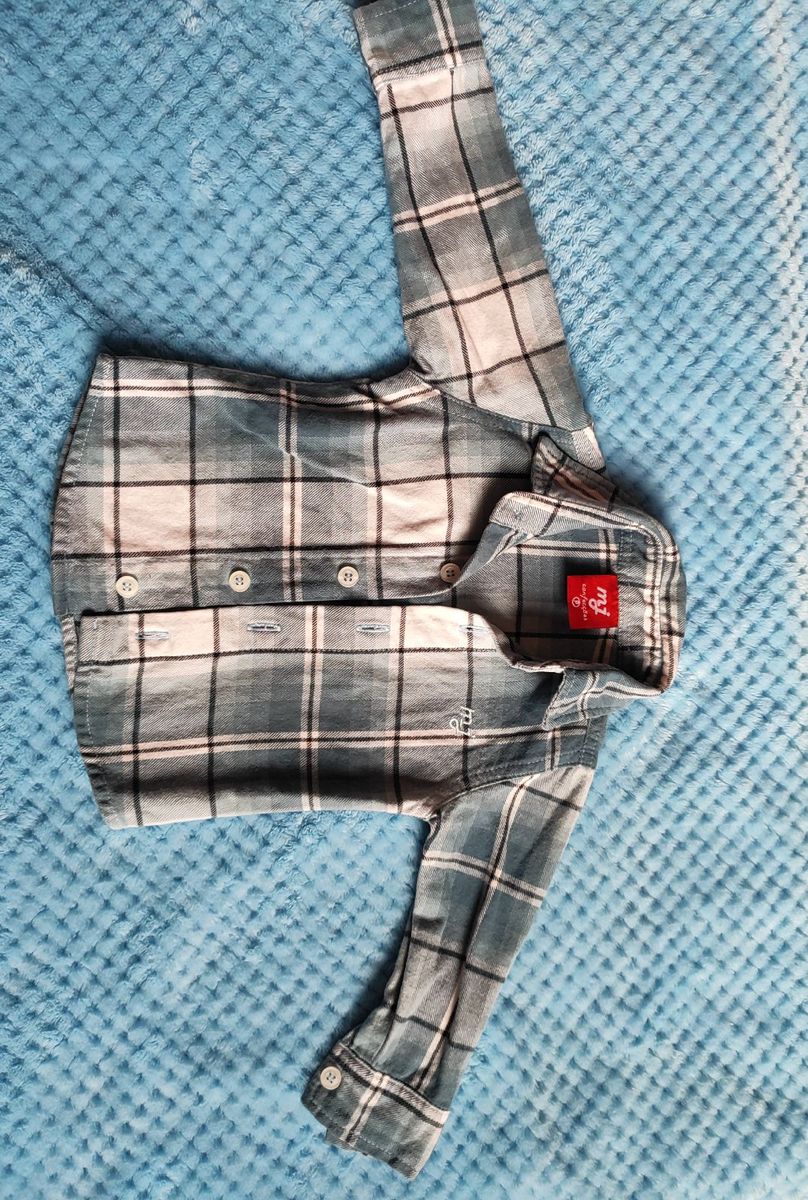Camisa Xadrez | Roupa Infantil para Bebê Mj Usado 126050081 | enjoei
