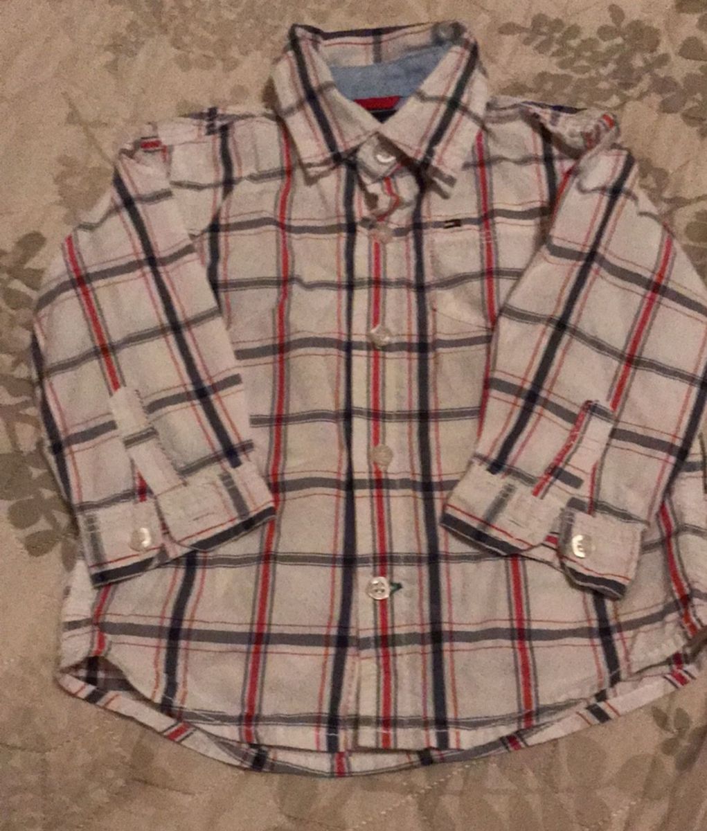 Camisa Xadrez | Roupa Infantil para Menino Tommy Hilfiger Usado ...