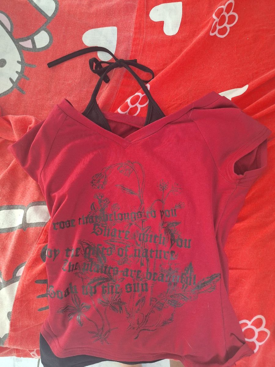 Camisa Y2k Shein | Camisa Feminina Shein Usado 133801484 | enjoei