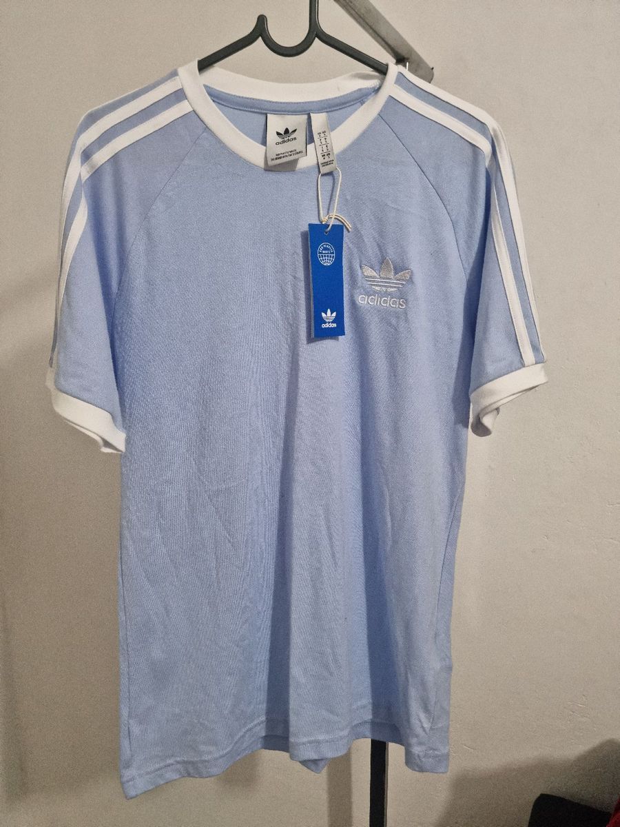 Camiseta Adidas 3-stripes Masculina Ia4844 Bluedawn | Camiseta ...