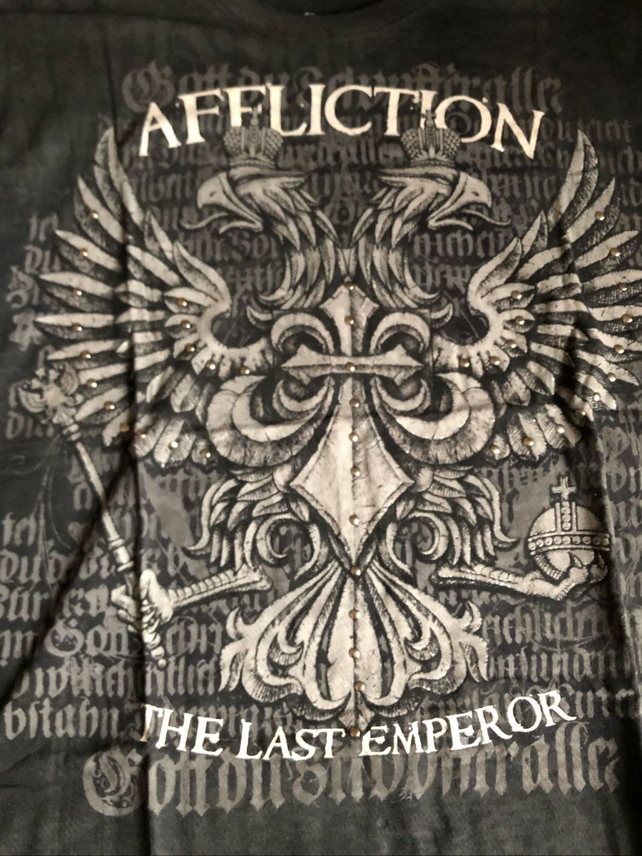 Camiseta Affliction Fedor Emelianenko | Camiseta Masculina Affliction ...