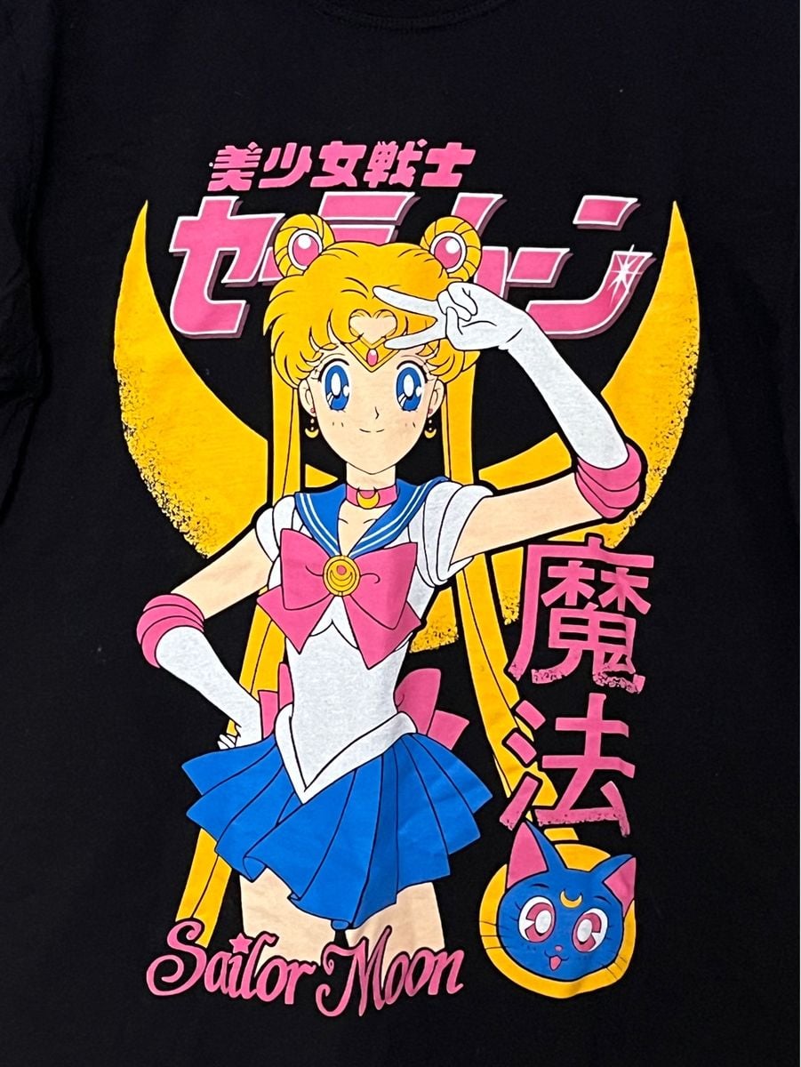 Camiseta Anime Sailor Moon | Blusa Feminina Mukiart Nunca Usado ...