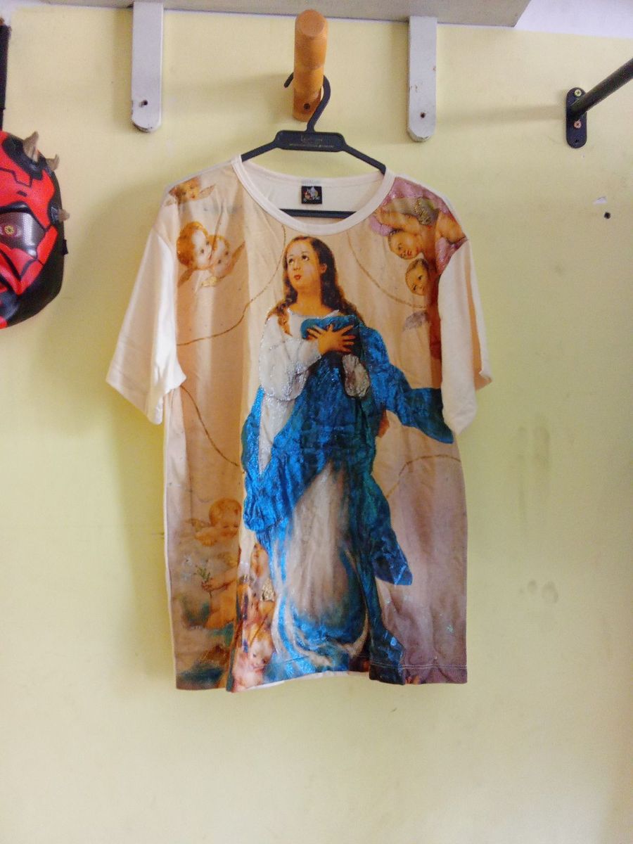 Camiseta Anjos Nossa Senhora Personalizada Cia e Paz | Blusa Feminina ...