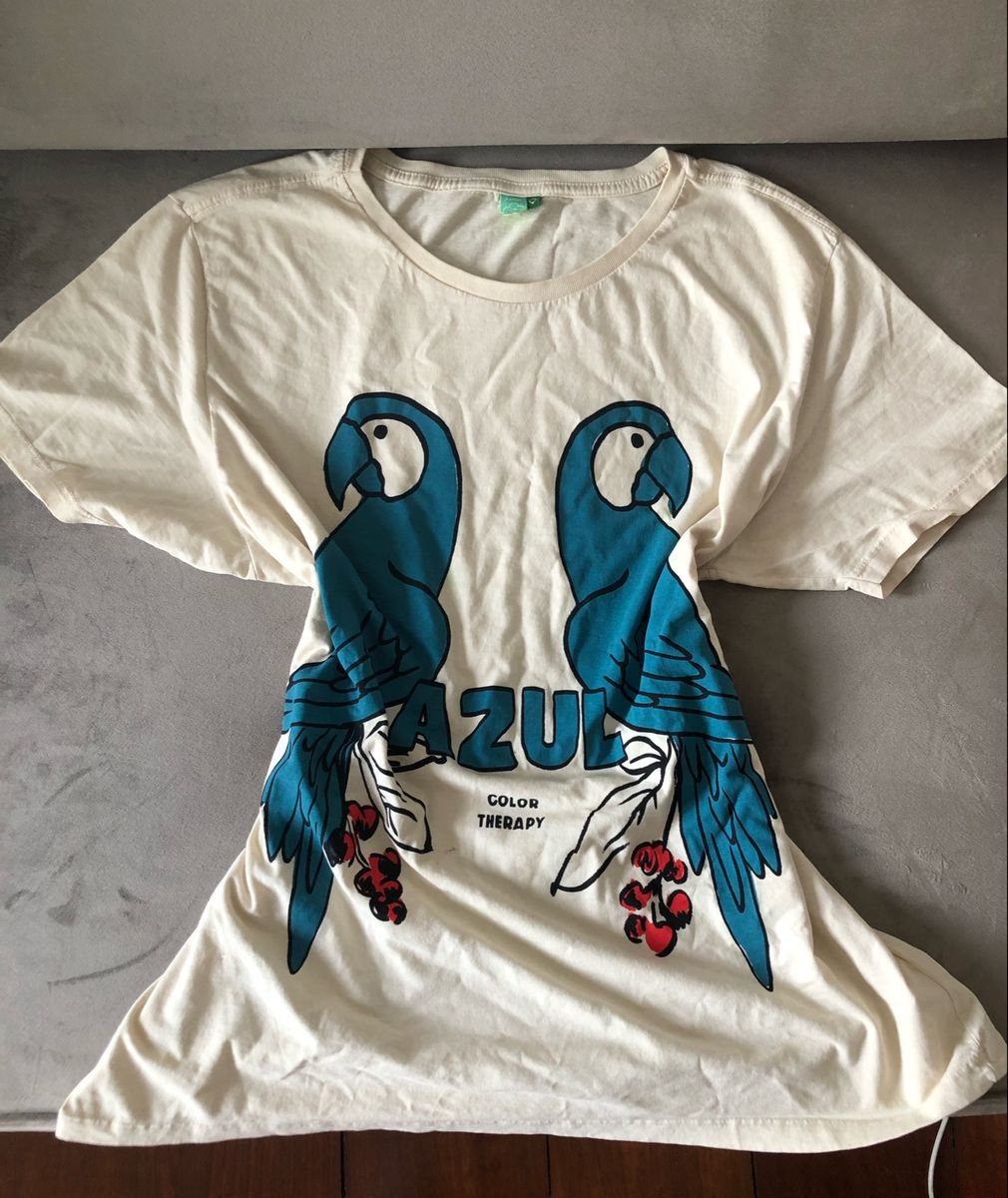 Camiseta Arara Azul Farm | Camiseta Feminina Farm Usado 81359706 | enjoei