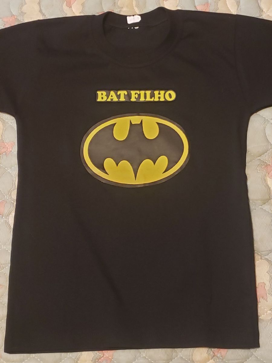 Camiseta Bat Filho | Roupa Infantil para Menino Nunca Usado 75010258 ...