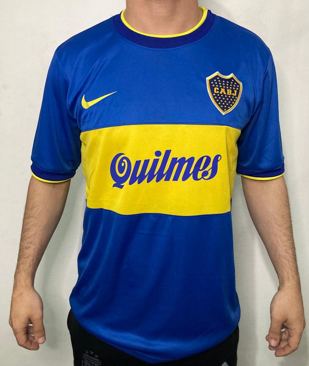 Camiseta Boca Juniors 2000 Quilmes Roman Riquelme - Qualidade Premium ...