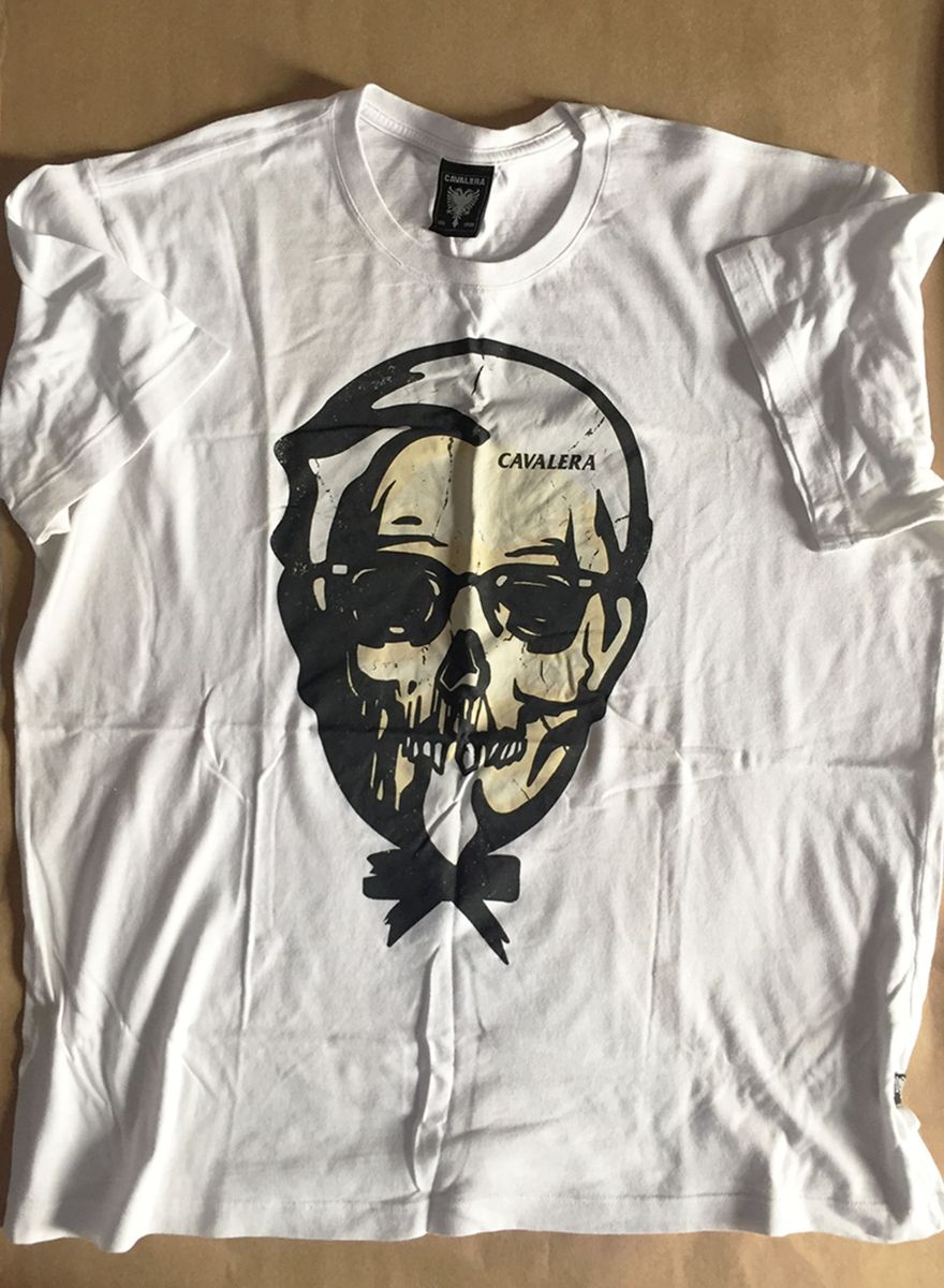 Camiseta Branca Cavalera - Kfc | Camiseta Masculina Cavalera Usado ...