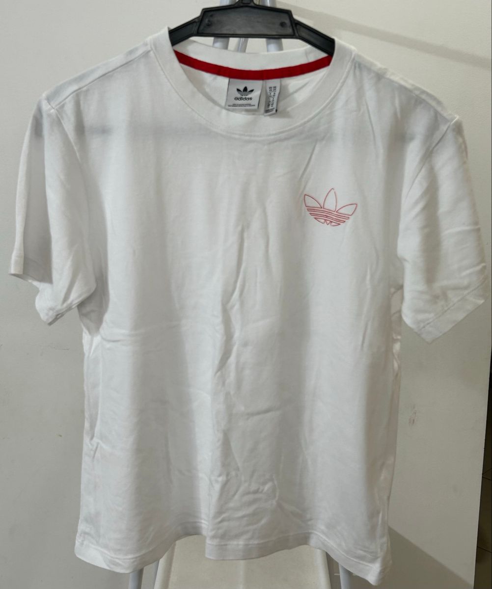 Camiseta Branca Pp (adidas) | Blusa Feminina Adidas Usado 114074187 ...