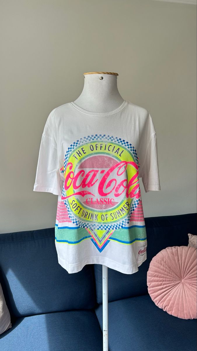 Camiseta Coca Cola Zara | Blusa Feminina Zara Usado 138594203 | enjoei