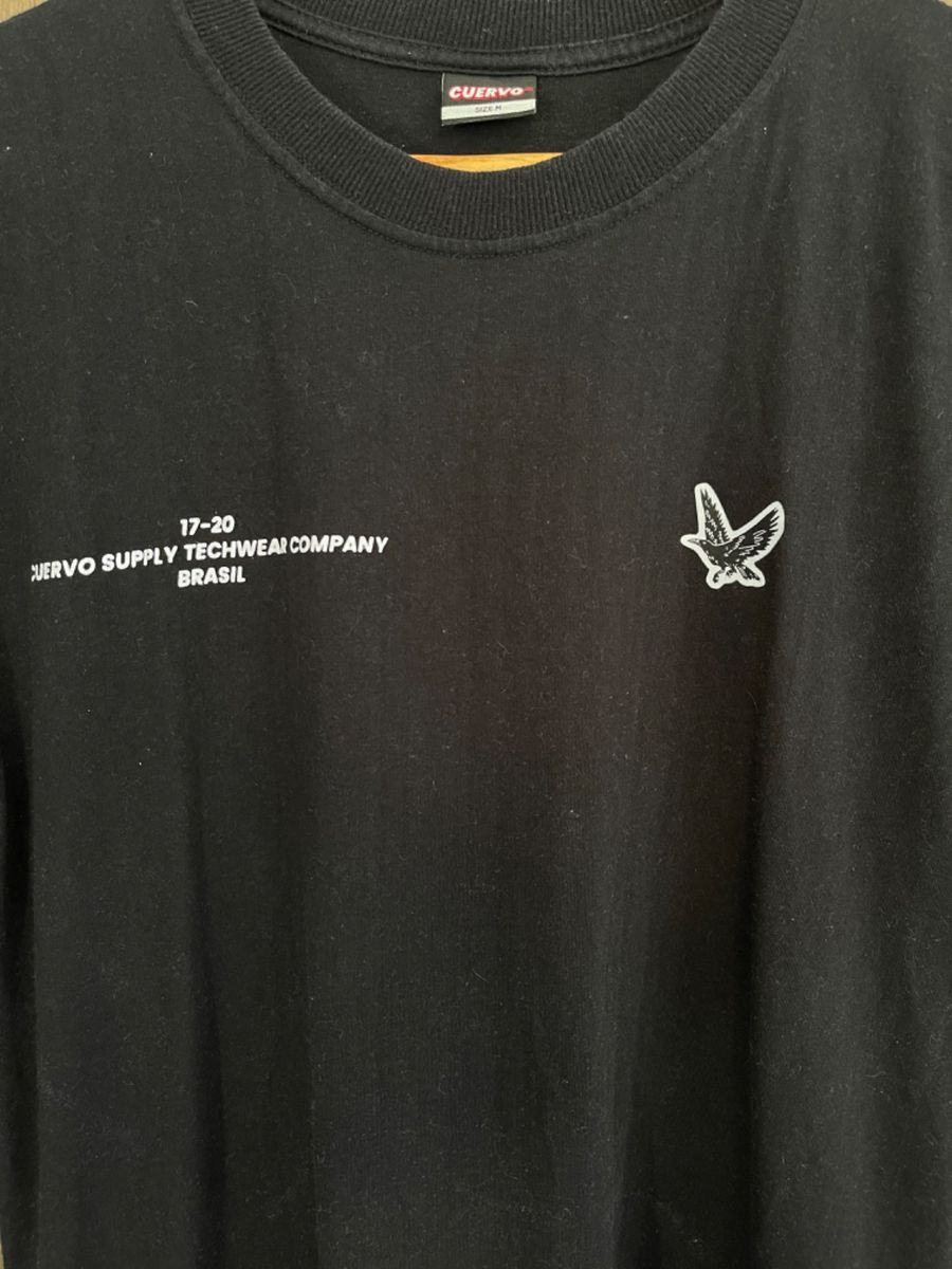 Camiseta Cuervo Techwear | Camisa Masculina Cuervo Supply Usado ...