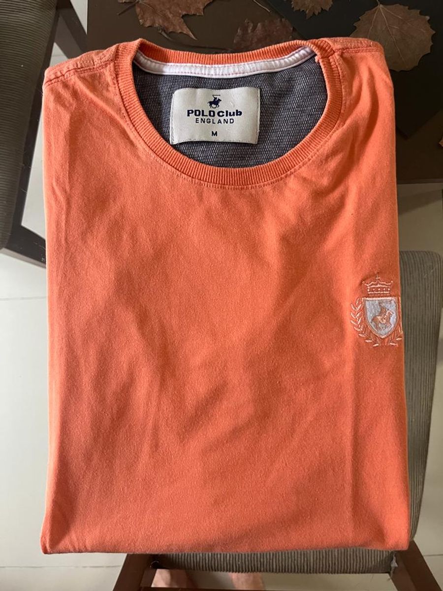 Camiseta da Marca Polo Club Laranja Original | Camiseta Masculina Polo ...