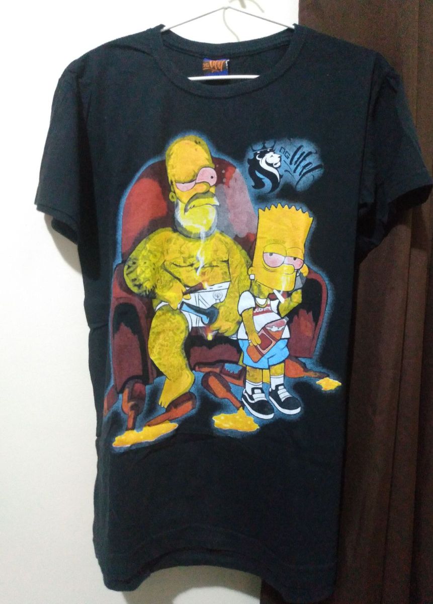 Camiseta da Og Abel Masculina Dos Simpsons | Camiseta Masculina Og Abel ...