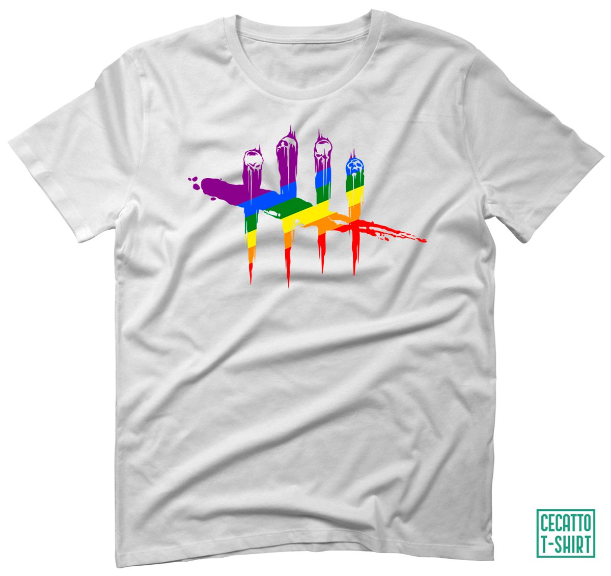 Camiseta Dead By Daylight Logo Lgbt | Camiseta Masculina Nunca Usado ...