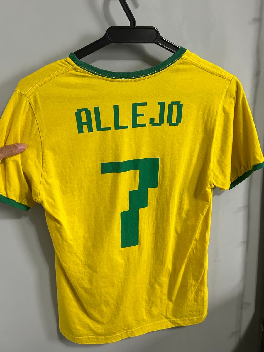 Camiseta do Brasil Vintage Allejo do Super Nintendo | Camiseta Masculina Allejo Usado 120296662 ...