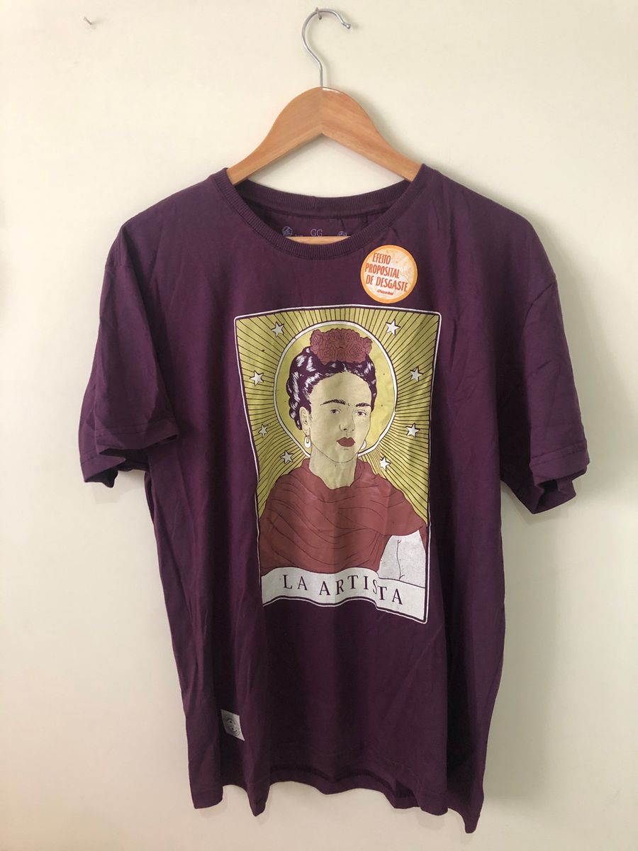 Camiseta Frida Kahlo | Camiseta Masculina Chico Rei Nunca Usado 84453665 | enjoei