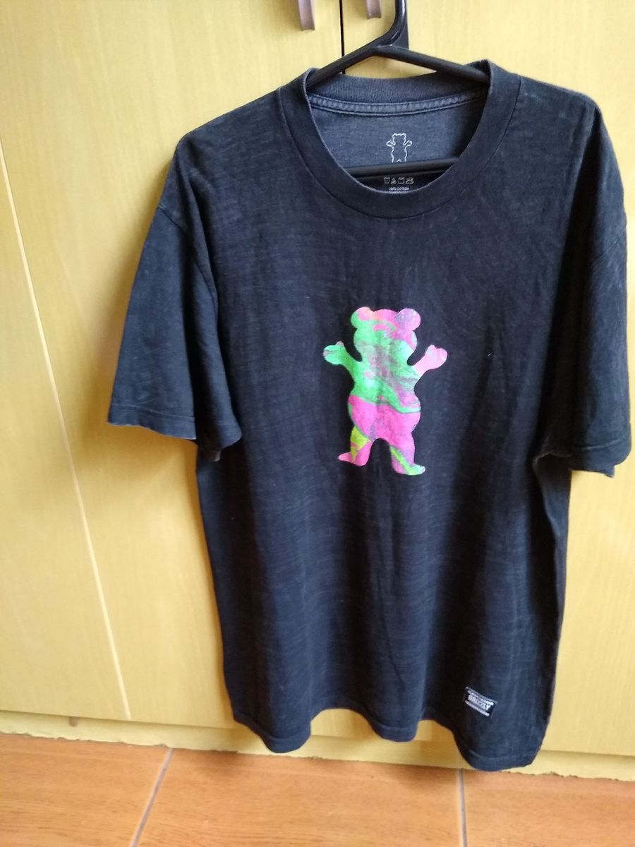 Camiseta Gringa da Grizzly Toda Pintada a Mão Tamanho G. | Camiseta ...
