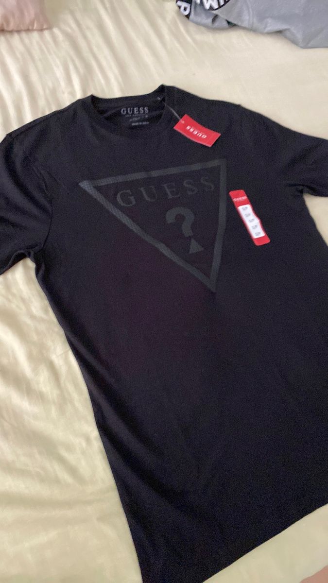 Camiseta Guess Na Etiqueta | Camiseta Masculina Guess Nunca Usado 87173471 | enjoei