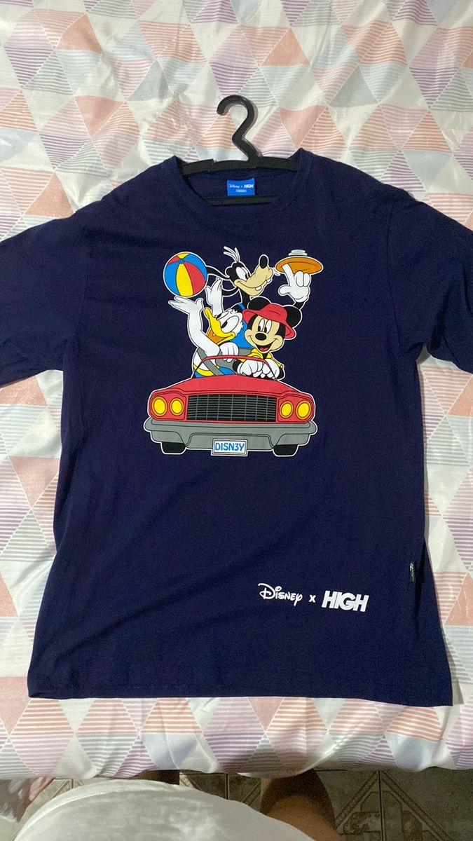 Camiseta High X Disney Tee Holiday Navy Tam. P | Camiseta Masculina ...