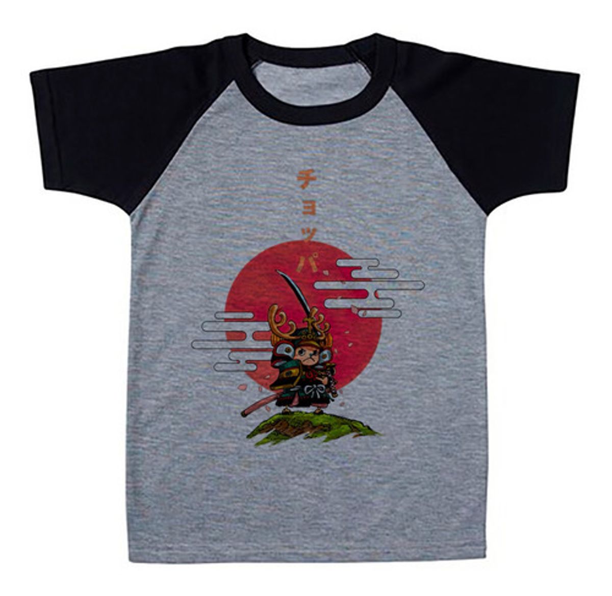 Camiseta Infantil Raglan Tony Chopper Wano Warrior One Piece - 8 ...