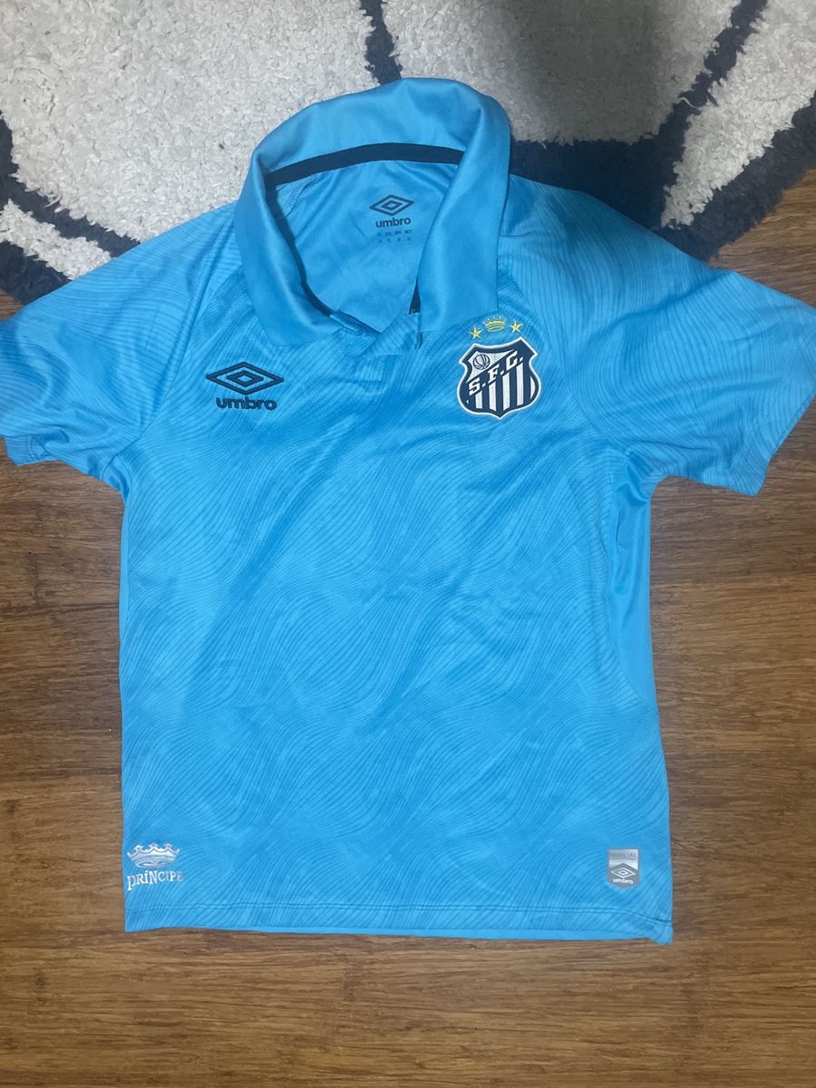 Camiseta Infantil Umbro Santos Azul | Roupa Infantil para Menino Umbro ...