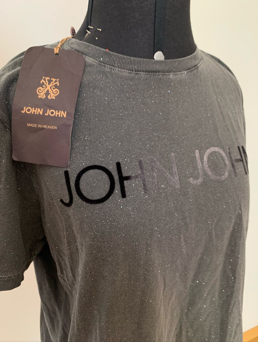 Camiseta John John Nova com Etiqueta | Camiseta Feminina John John ...