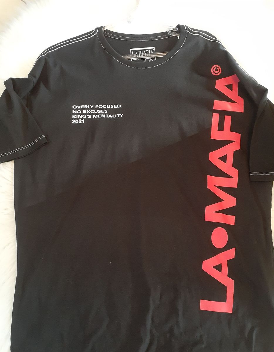 Camiseta La Mafia Masculina Original Nova | Camiseta Masculina La Mafia ...