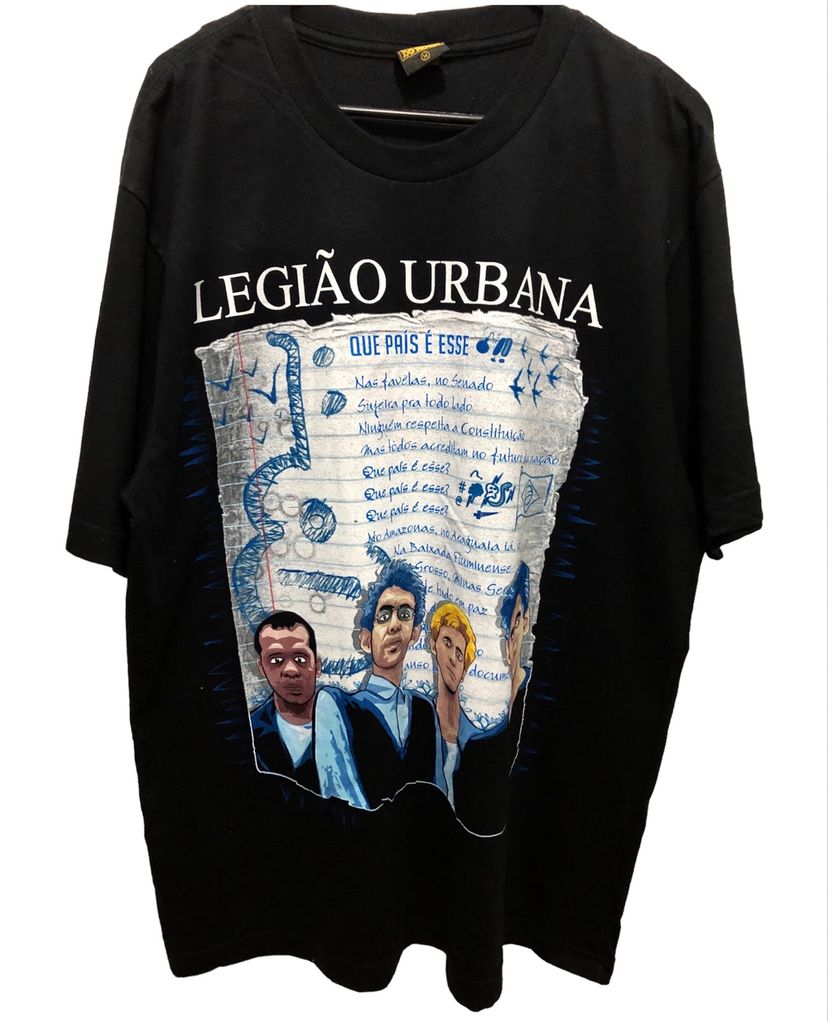 Camiseta Legião Urbana | Camiseta Masculina Consulado Do Rock Usado ...