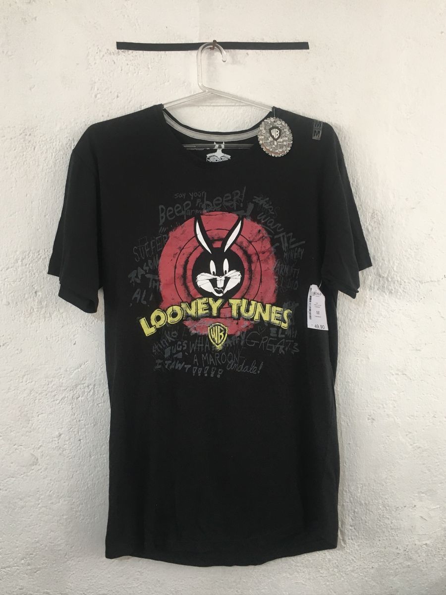 Camiseta Looney Tunes | Camiseta Masculina Riachuelo Nunca Usado ...