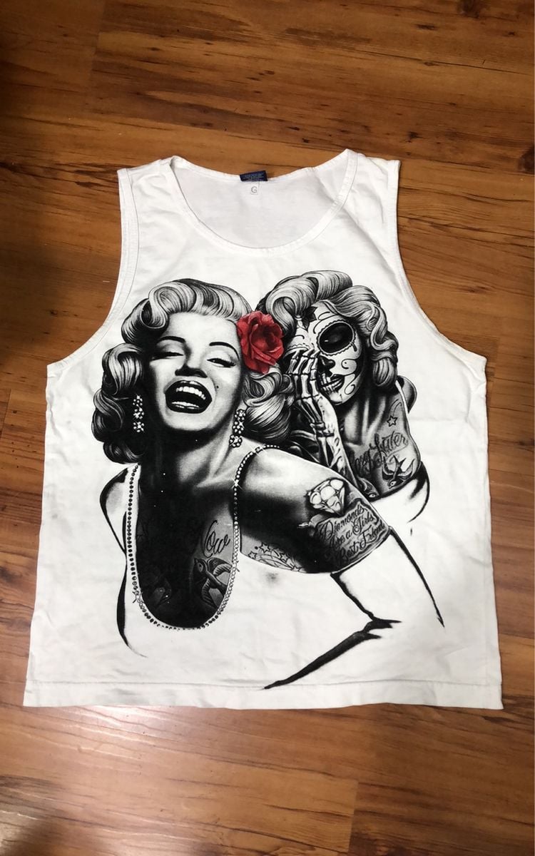 Camiseta Mexicana Marilyn Monroe | Camiseta Masculina Alef Usado ...