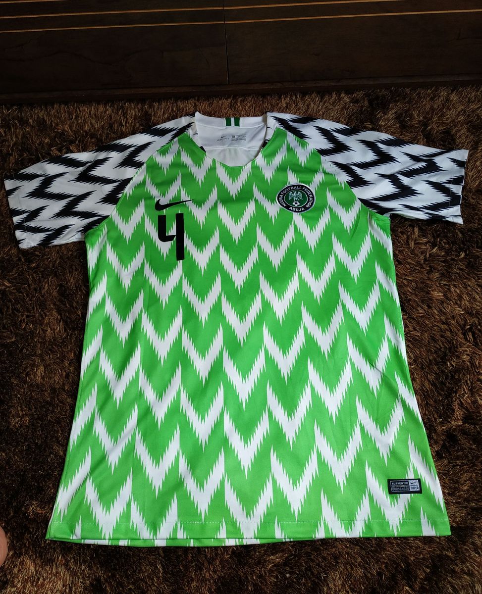 Camiseta Nike Original Seleção da Nigéria Kanu Basquete Copa do Mundo ...