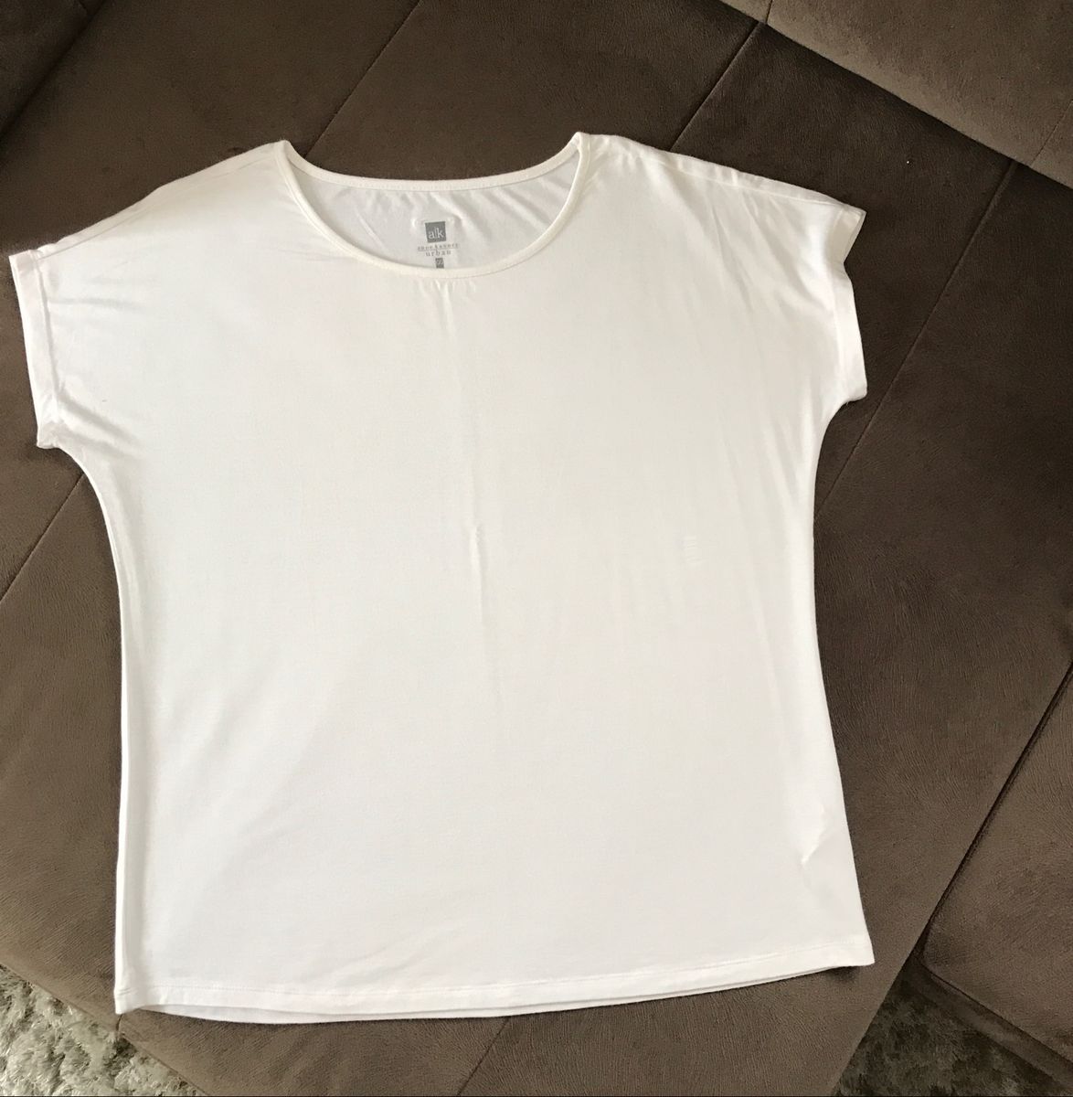 Camiseta Off White Anne Kanner | Camiseta Feminina Anne Kanner Usado ...