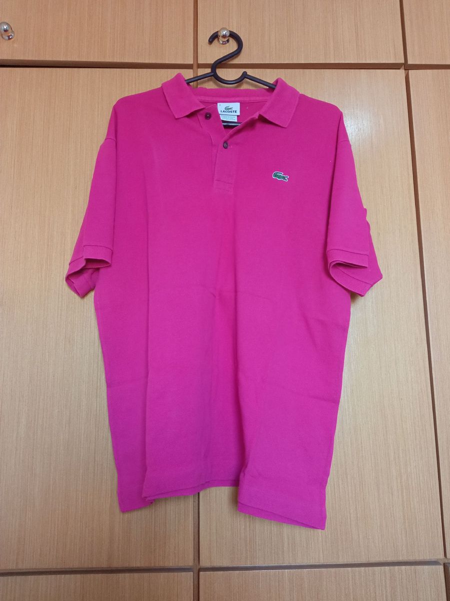Camiseta Polo Rosa da Marca Lacoste Original Tam. 6 (mod. 56cm de ...
