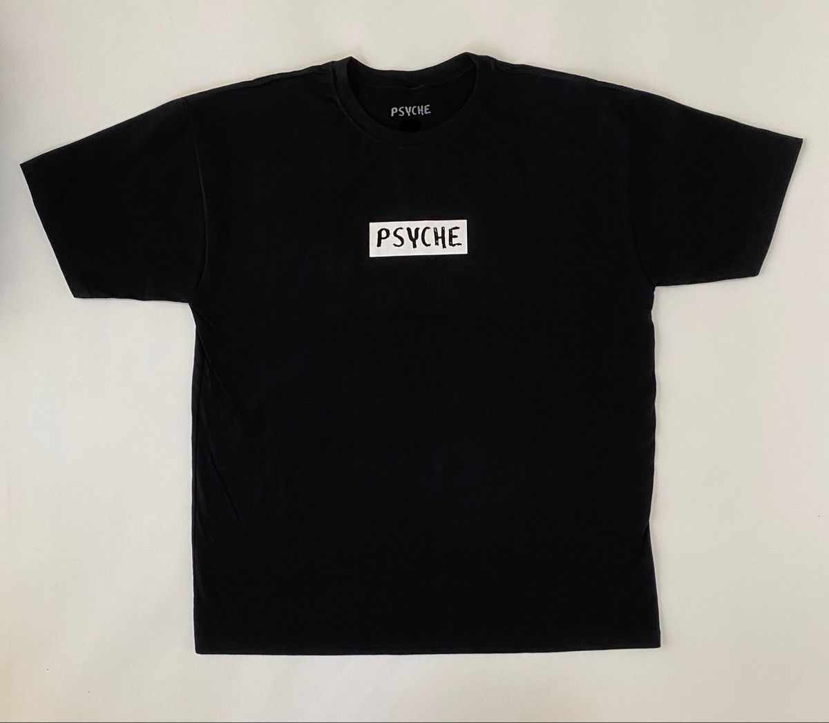 Camiseta Preta Psyche Box Logo | Camiseta Masculina Psyche Nunca Usado ...