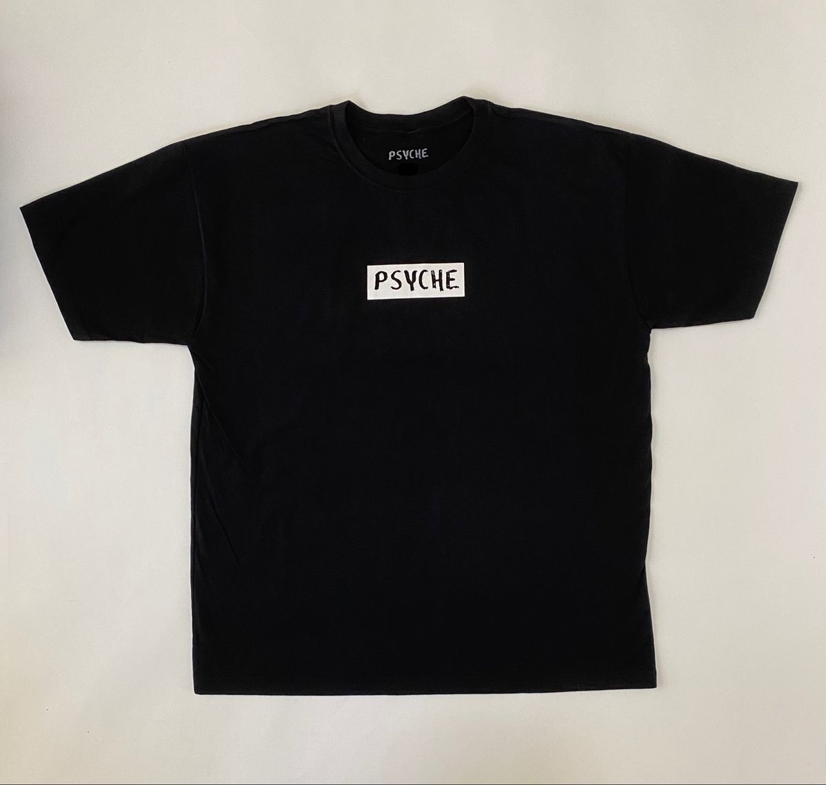 Camiseta Preta Psyche Box Logo | Camiseta Feminina Psyche Nunca Usado ...