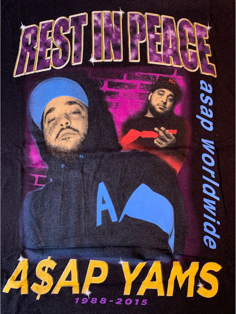 Camiseta Rip Asap Yams Oficial Asap Mob - Relíquia - Colecionador ...