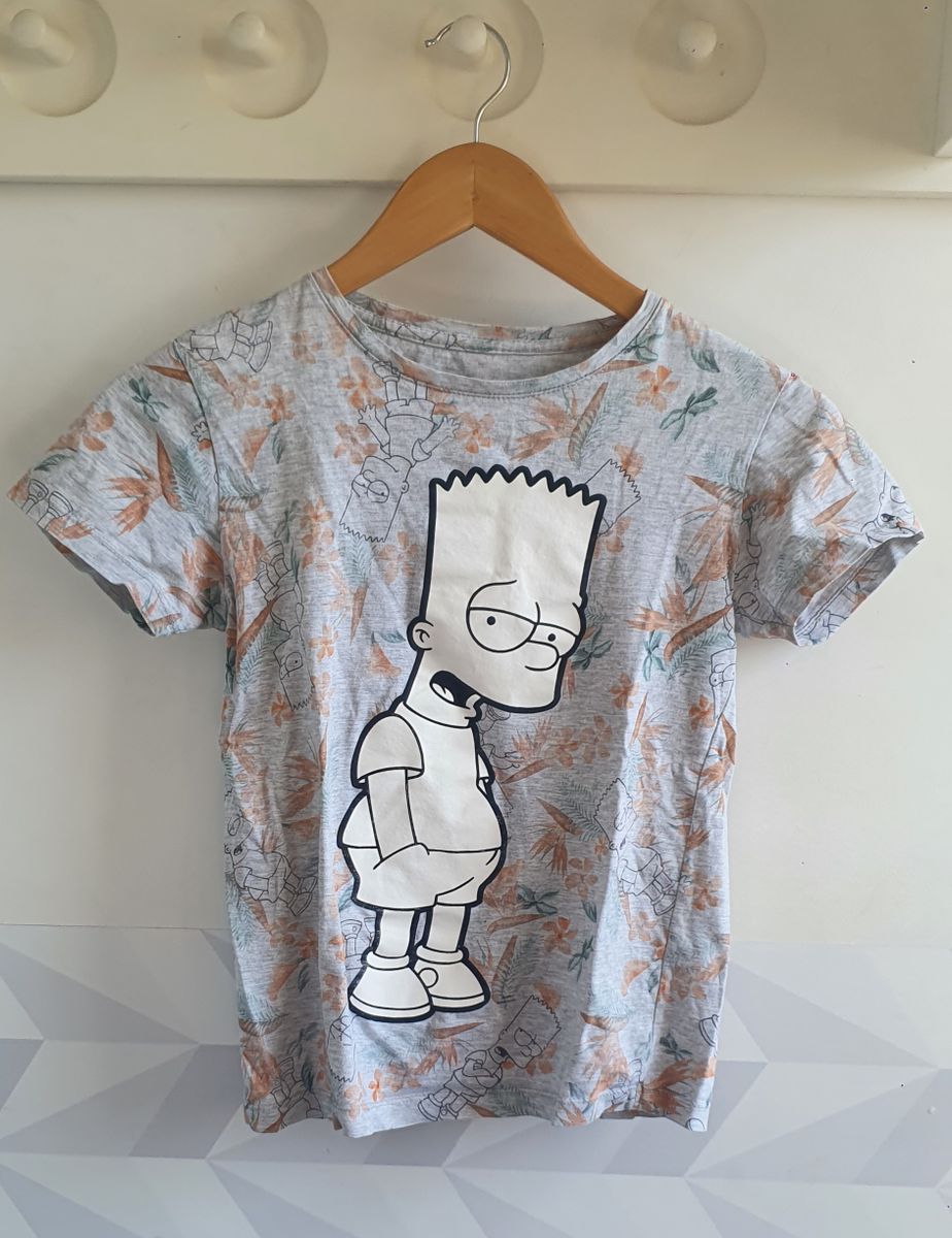 Camiseta Simpsons Tam 10 | Roupa Infantil para Menino Simpsons Usado ...