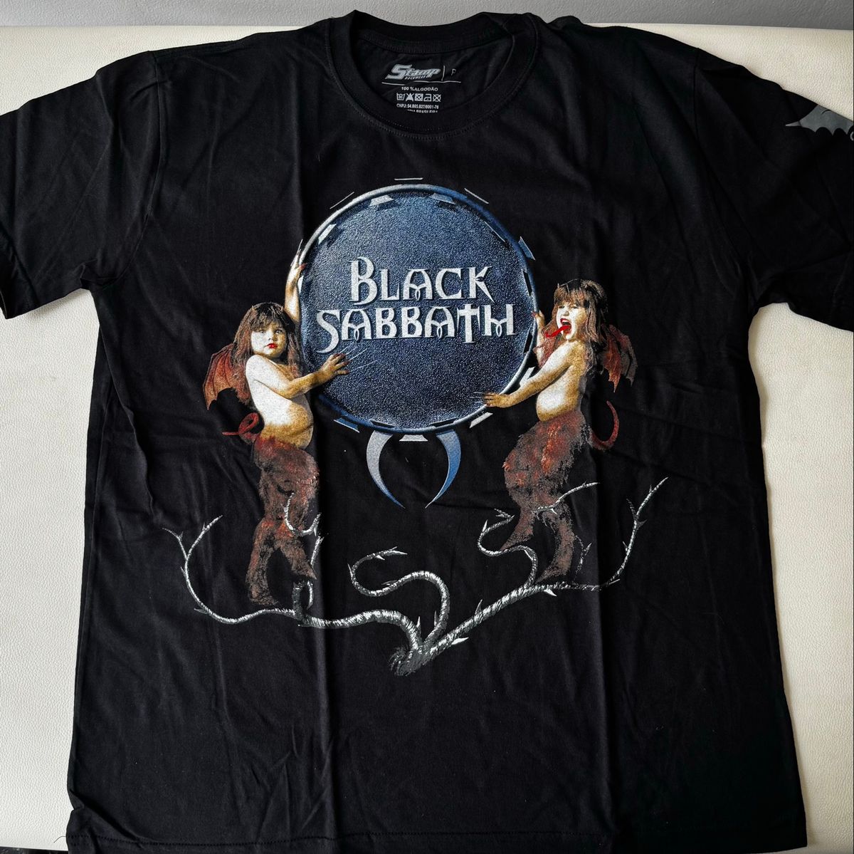 Camiseta Stamp Black Sabbath Rara Anos 2000s | Camisa Masculina Stamp ...