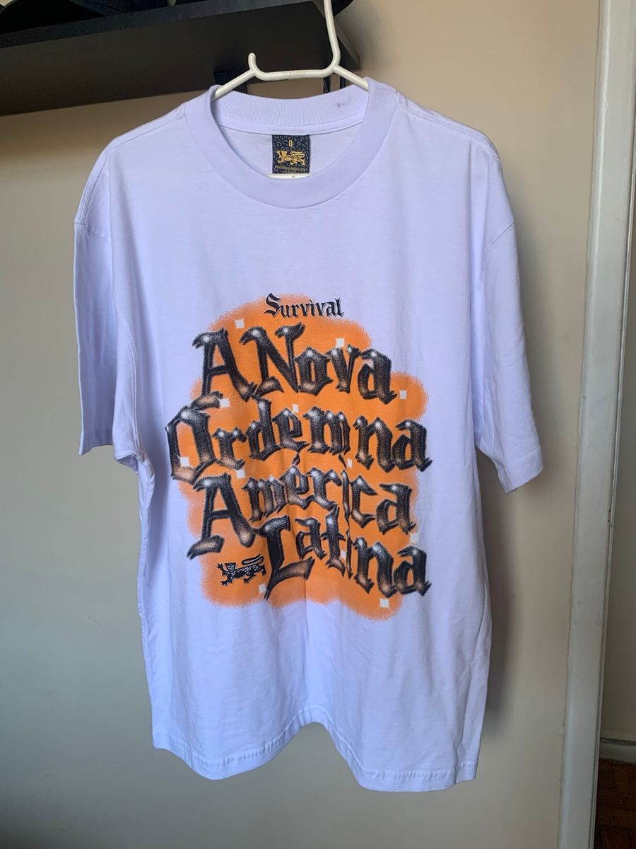 Camiseta Survival Energy a Nova Ordem Na América Latina | Camisa ...