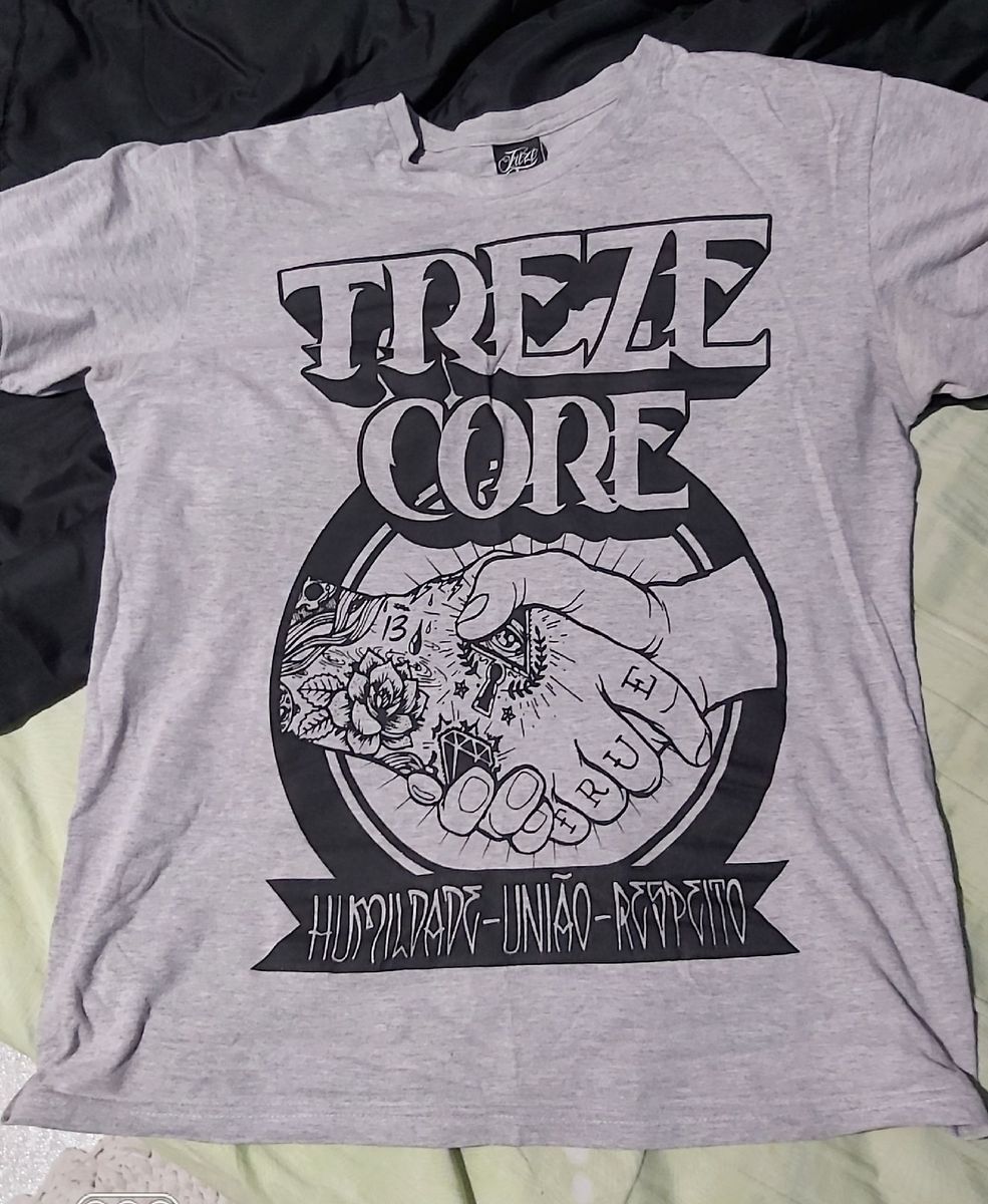 Camiseta Treze Core Tam G | Camisa Masculina Treze Core Usado 46089712 ...