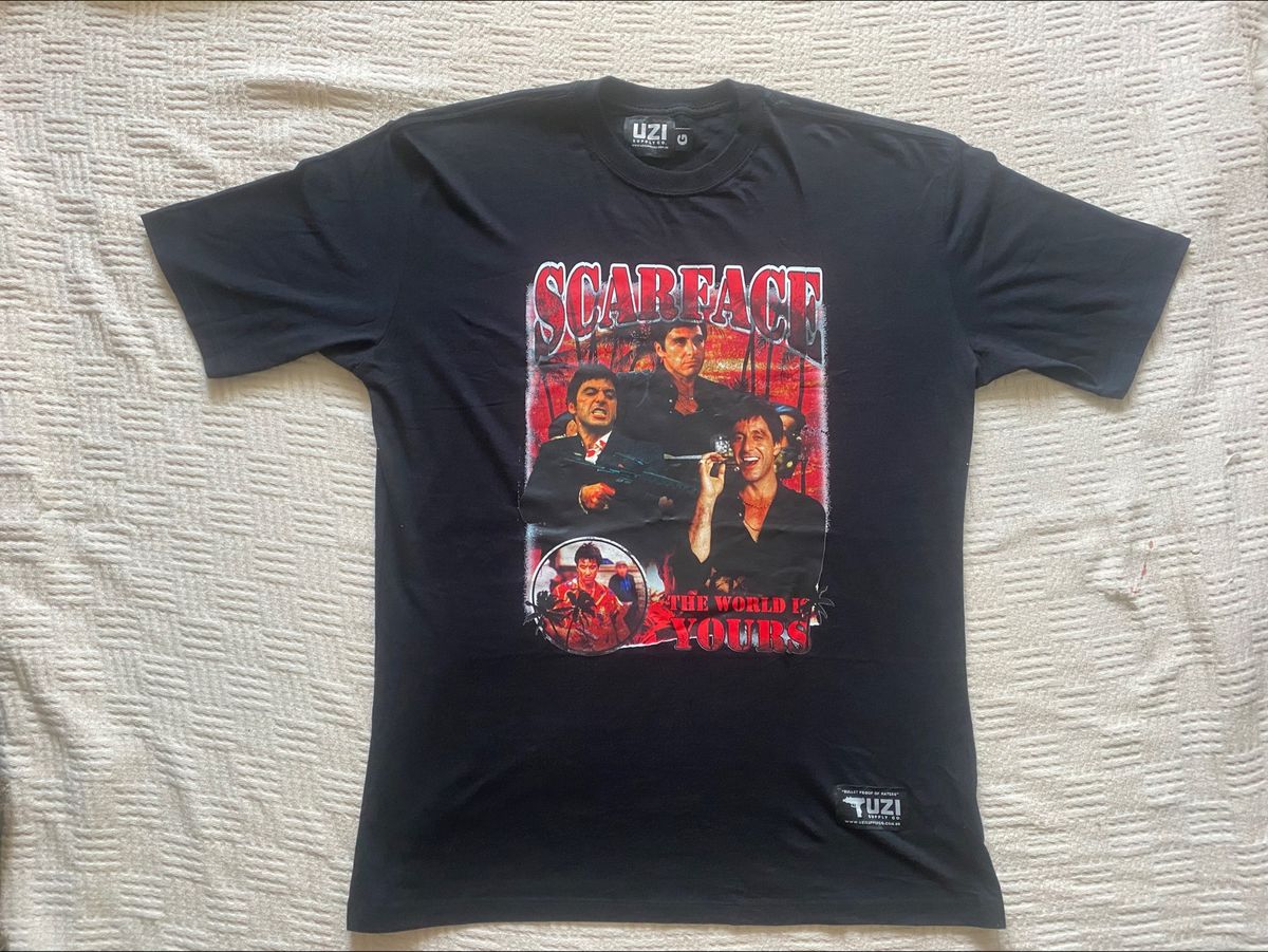 Camiseta Uzi Scarface | Camiseta Masculina Uzi Nunca Usado 85419714 ...