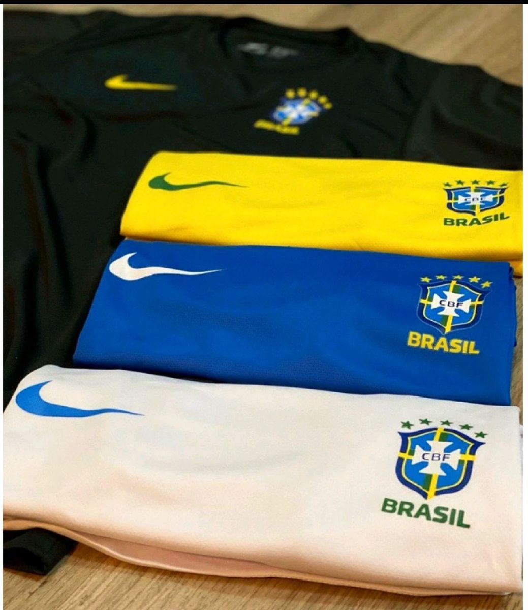 Camisetas Brasil Seleção Dri Fit Vários Modelos | Item p/ Esporte e ...