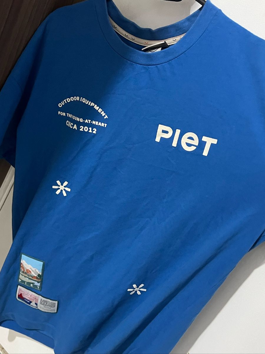 Camisetas Piet Drop Novo | Camiseta Masculina Piet Usado 68991759 | enjoei