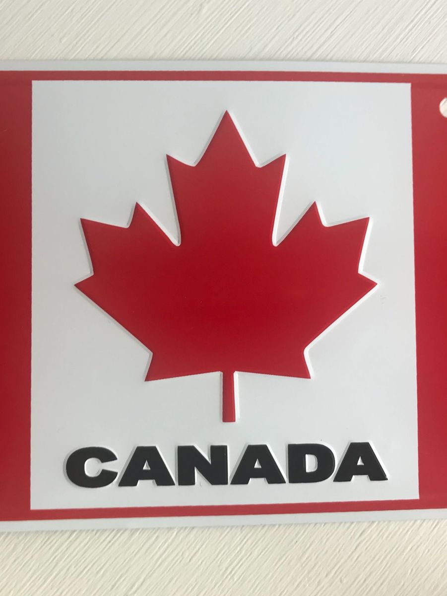 Canada Placa Nova | Item de Decoração Nunca Usado 25816639 | enjoei