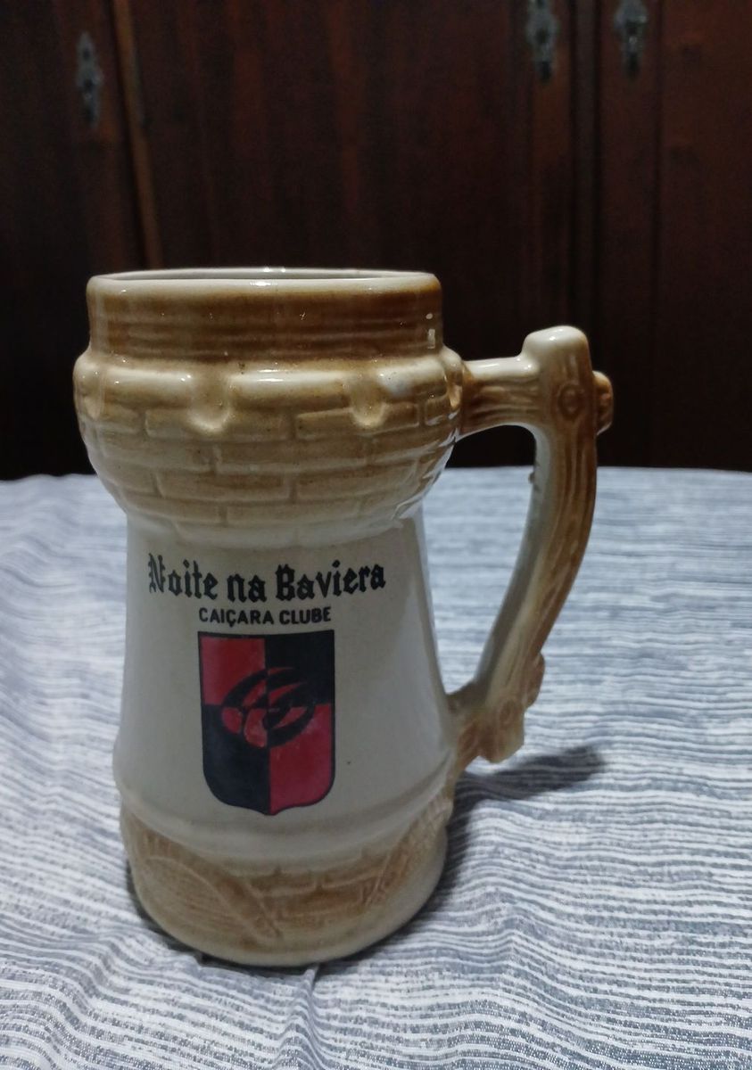 Caneca Chopp Caiçara Clube"noite Na Baviera"década 80do Extinto Clube ...